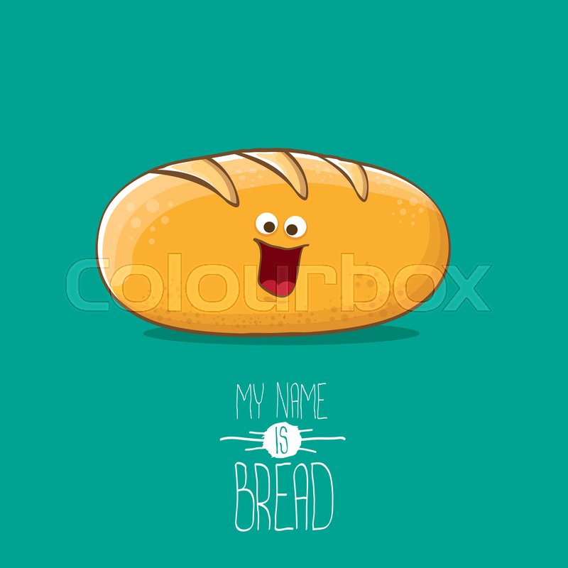 Cartoon Bread Loaf