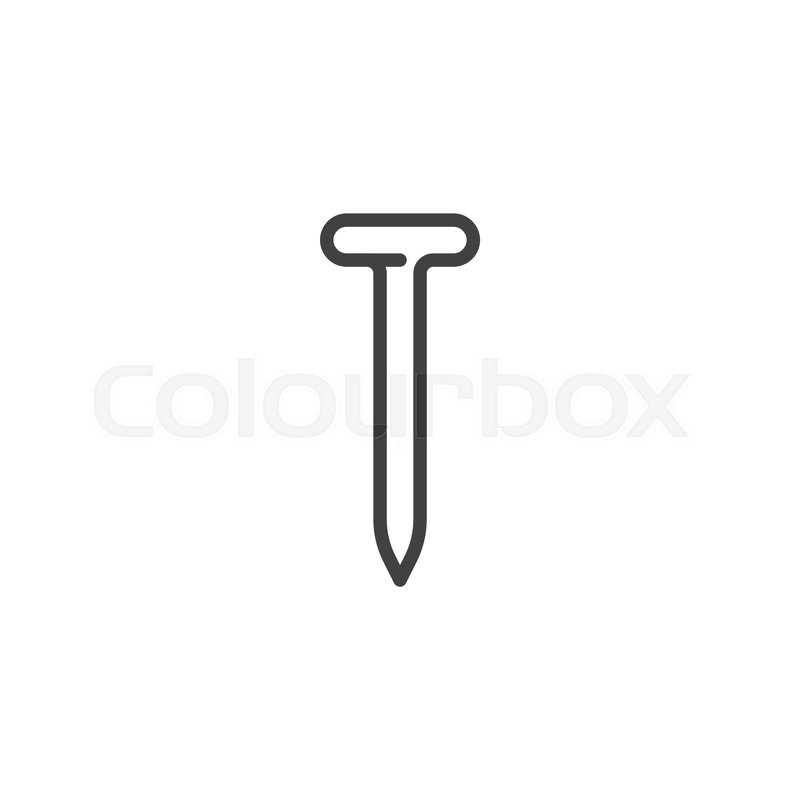 Iron Nail Vector