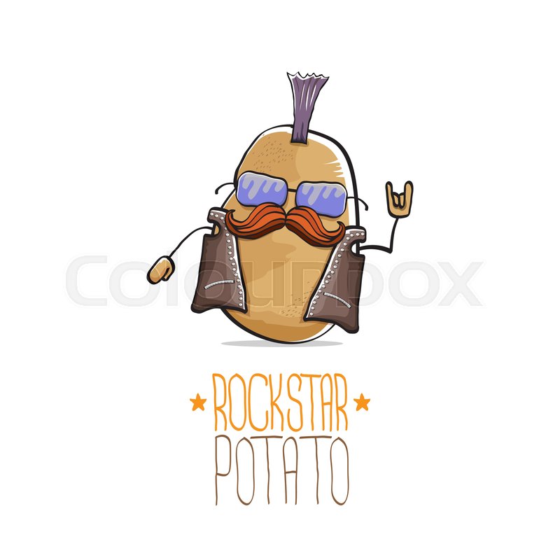 Potato Cartoon Character