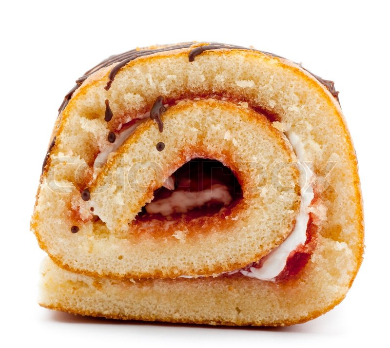 Roll cake | Stock image | Colourbox