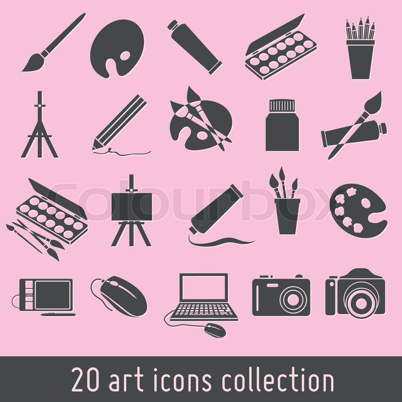 Kunst-Ikonen | Stock-Vektor | Colourbox