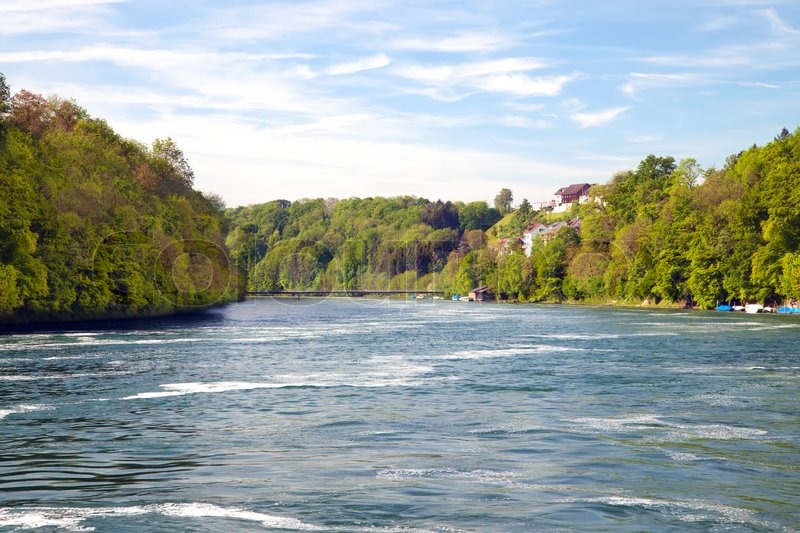 Oberlauf des Rheins. Nordschweiz. Europa | Stock Bild | Colourbox