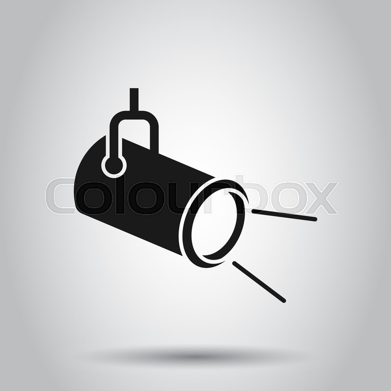 Spotlight Lamp Vector