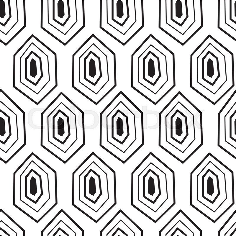 Turtle Shell Pattern Vector