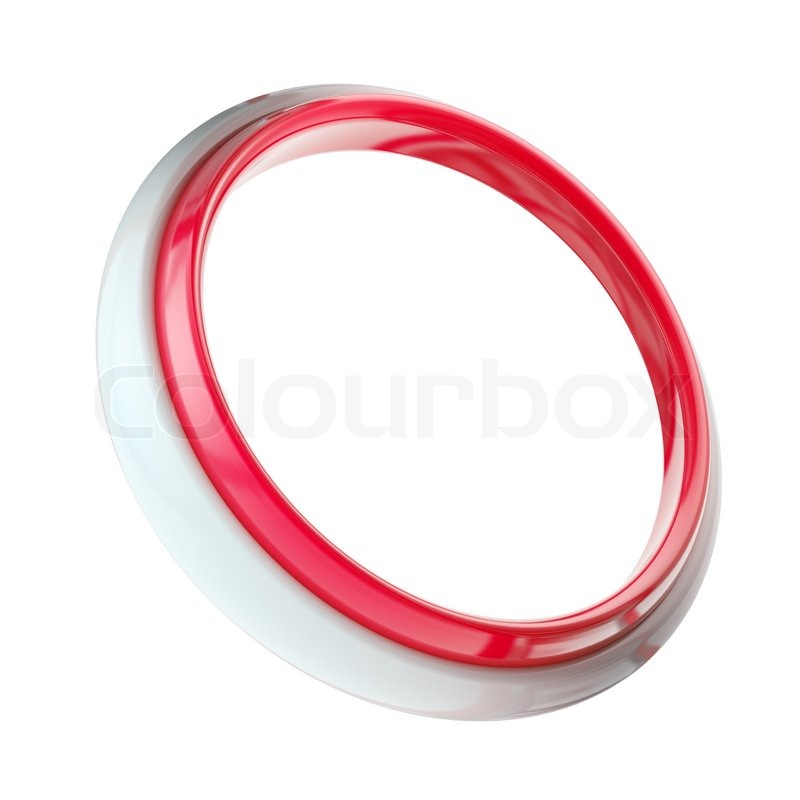 Abstrakt-Rondell isoliert | Stock Bild | Colourbox