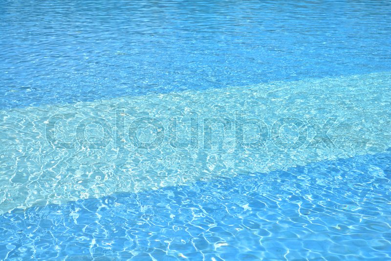 Swimming pool ripple water surface ... | Stock image | Colourbox