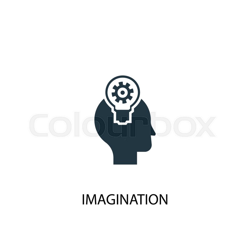 Imagination icon. Simple element ... | Stock vector | Colourbox