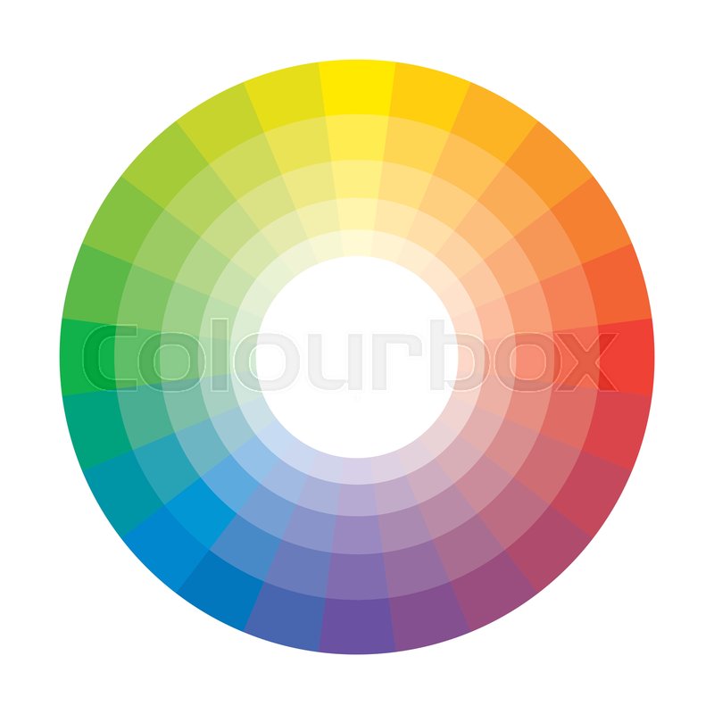 Polychrome Multicolor Spectral Rainbow ... | Stock vector | Colourbox
