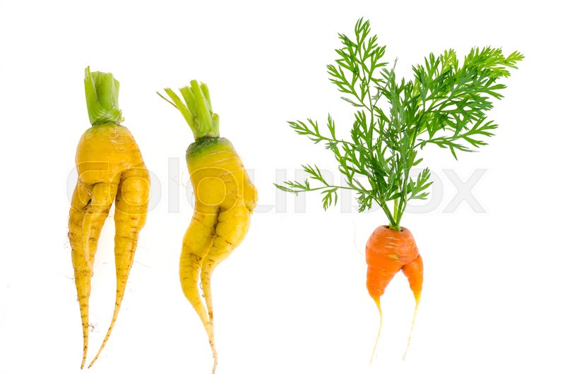 Ugly shaped vegetables, food. Deformed ... | Stock image | Colourbox