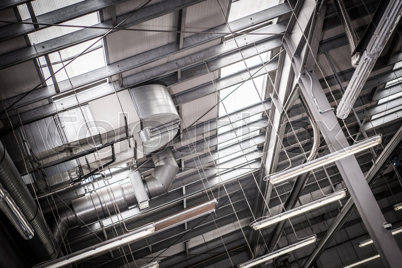 Warehouse Pro Ventilation. Heating and ... | Stock image | Colourbox