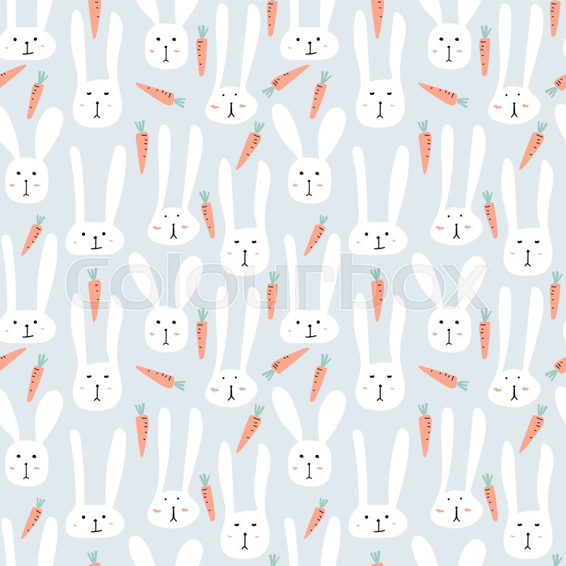 Bunny Pattern Wallpaper
