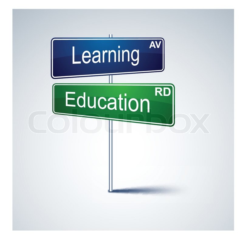 Education Road Sign