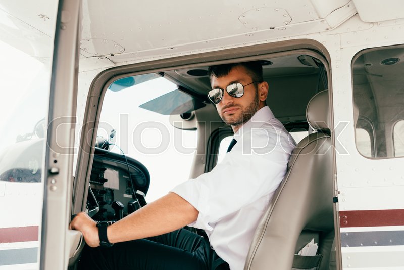Handsome Airplane Pilot