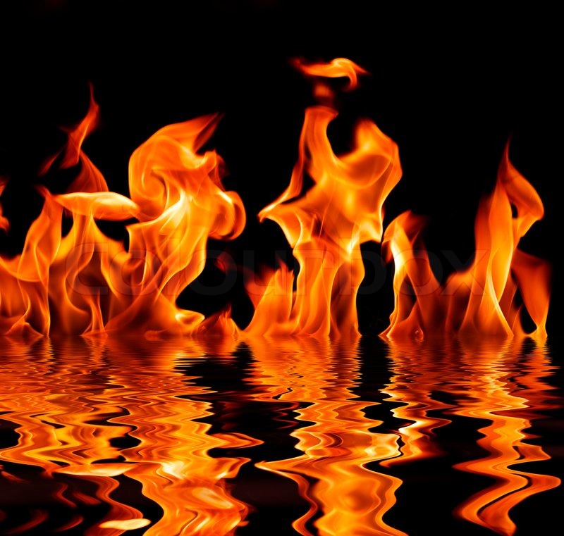 Fire flames | Stock image | Colourbox