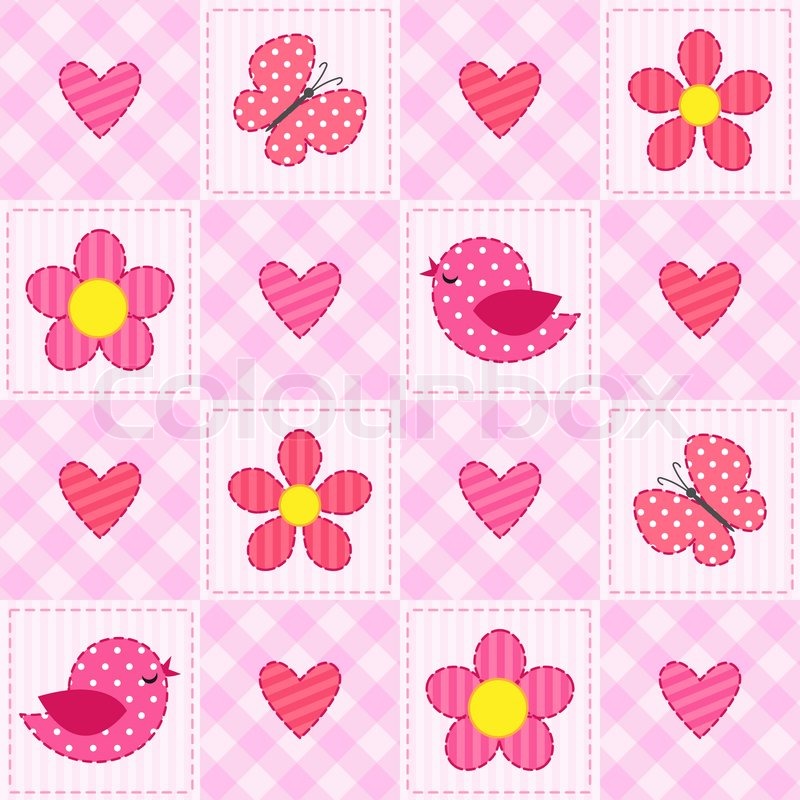 Rosa Muster | Stock-Vektor | Colourbox