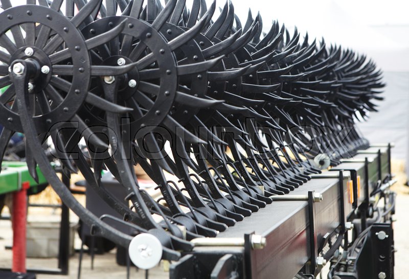 Agricultural tractor and its parts. ... | Stock image | Colourbox