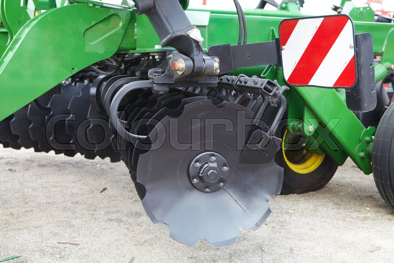 Agricultural tractor and its parts. ... | Stock image | Colourbox