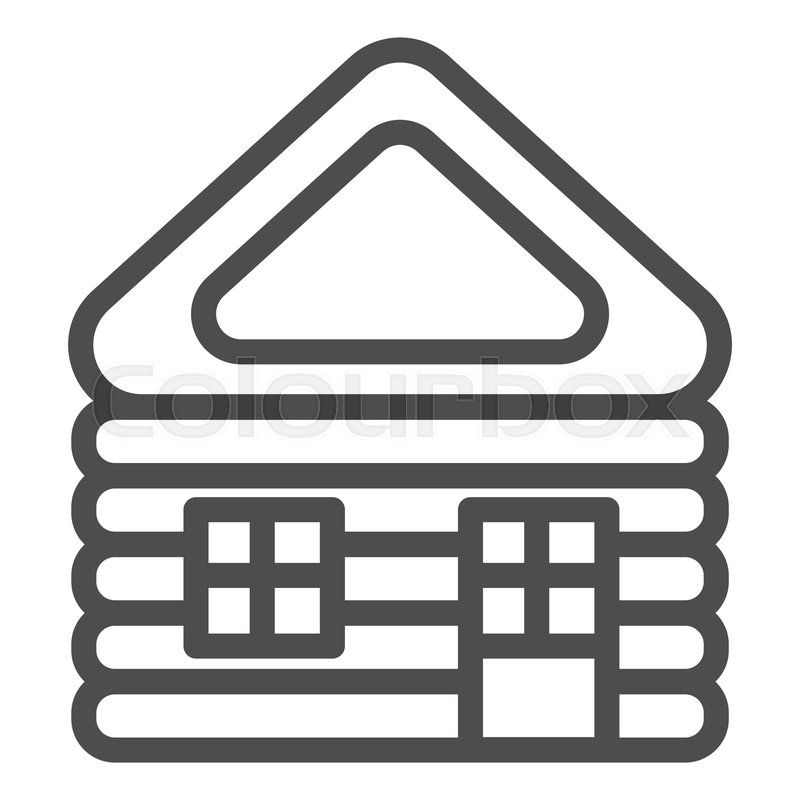 Log Cabin Vector