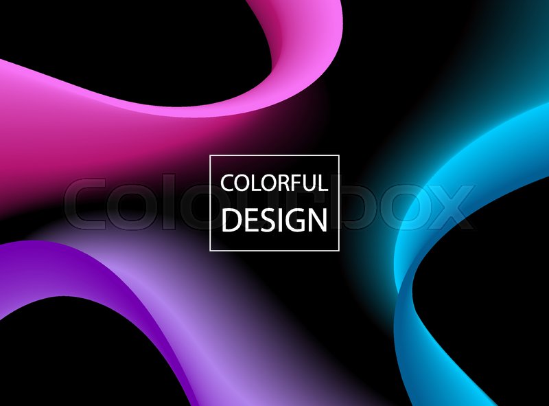 Abstract colorful moving background. ... | Stock vector | Colourbox