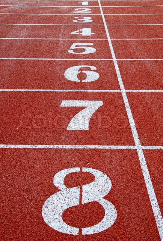Starting grid of race track at a ... | Stock image | Colourbox
