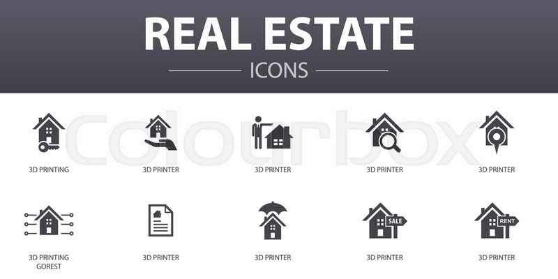 3d Real Estate Icon