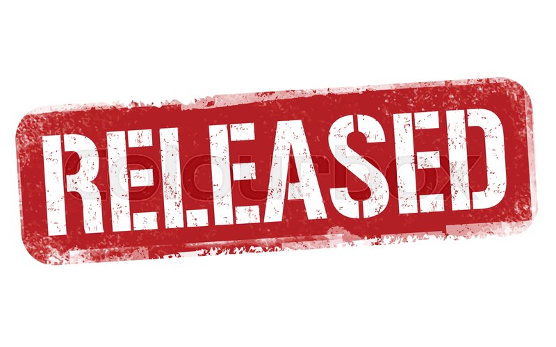 Released sign or stamp on white ... | Stock vector | Colourbox