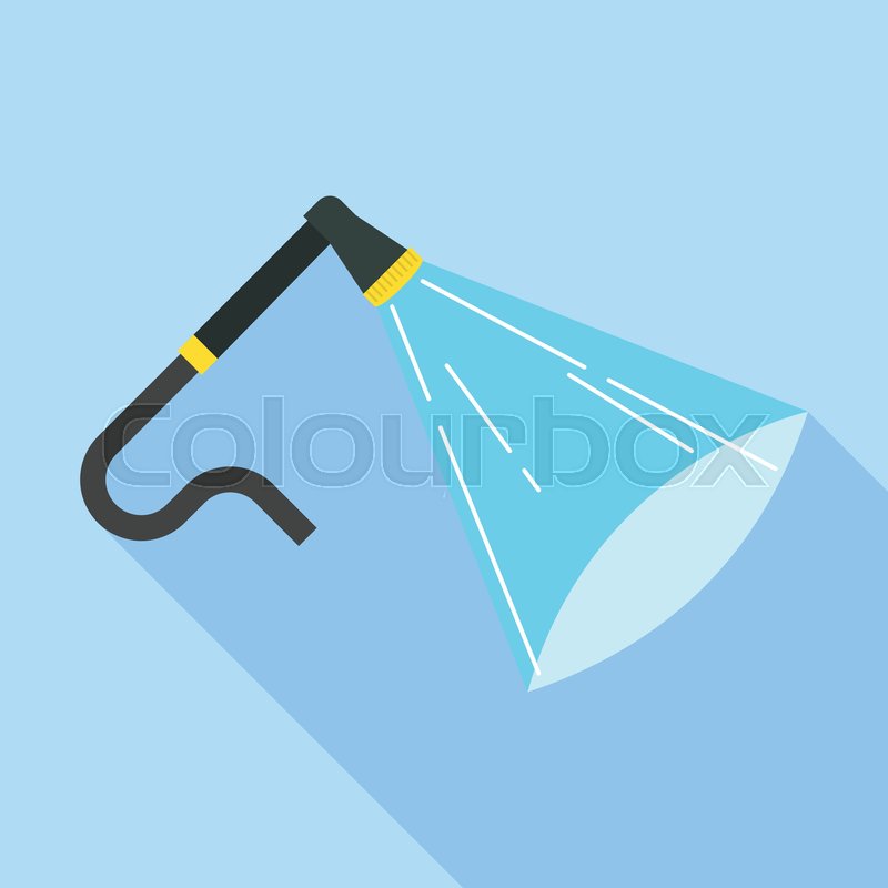 Car wash hose icon. Flat illustration ... | Stock vector | Colourbox