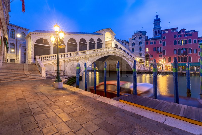 View of the Rialto Bridge and Grand ... | Stock image | Colourbox