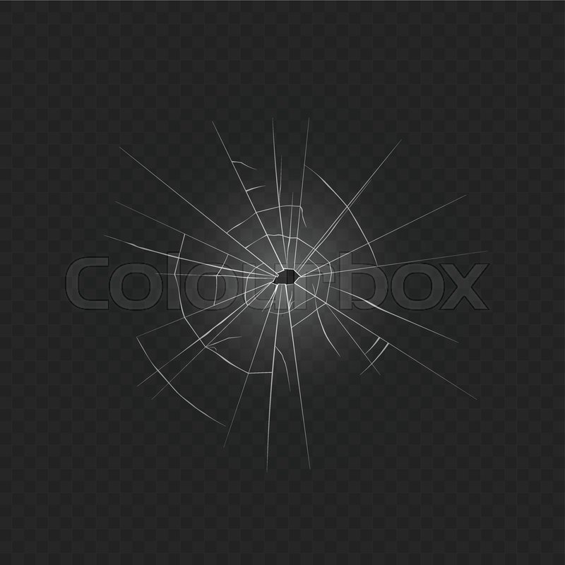 Shattered Glass Effect Vector