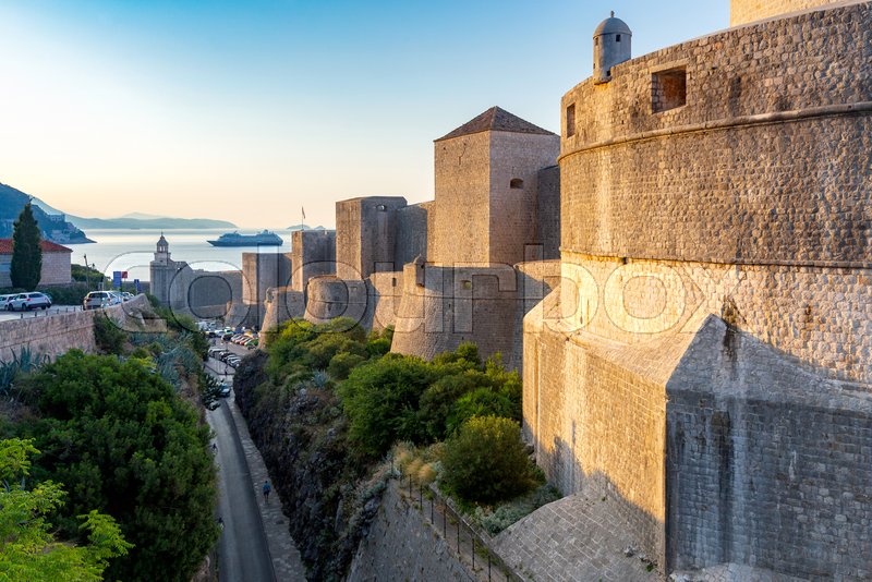 View of the old medieval stone city ... | Stock image | Colourbox