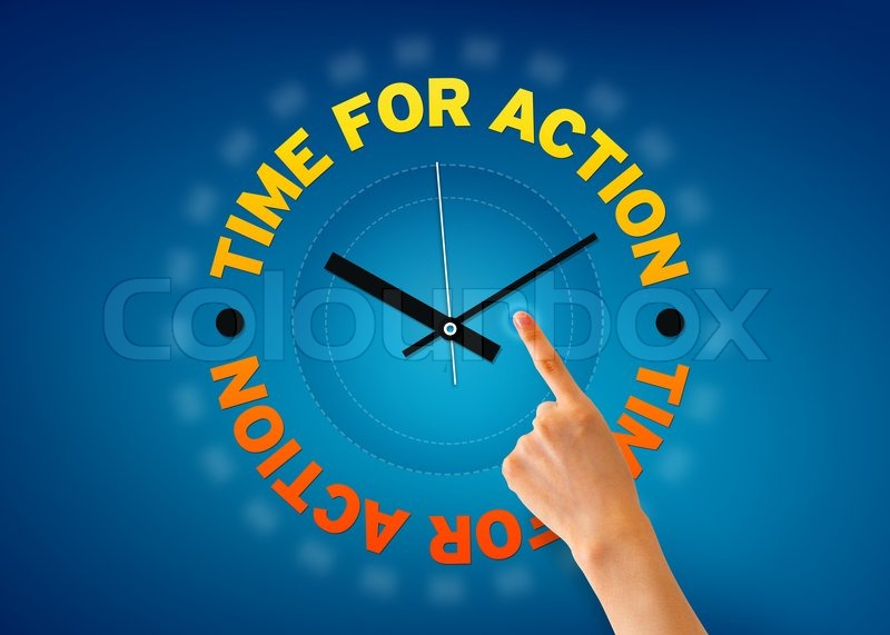 Time For Action | Stock Photo | Colourbox
