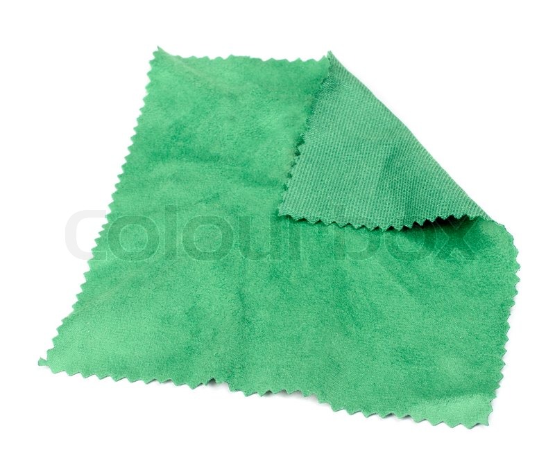 Spectacle Lens Cleaning Cloth Isolated ... | Stock image | Colourbox