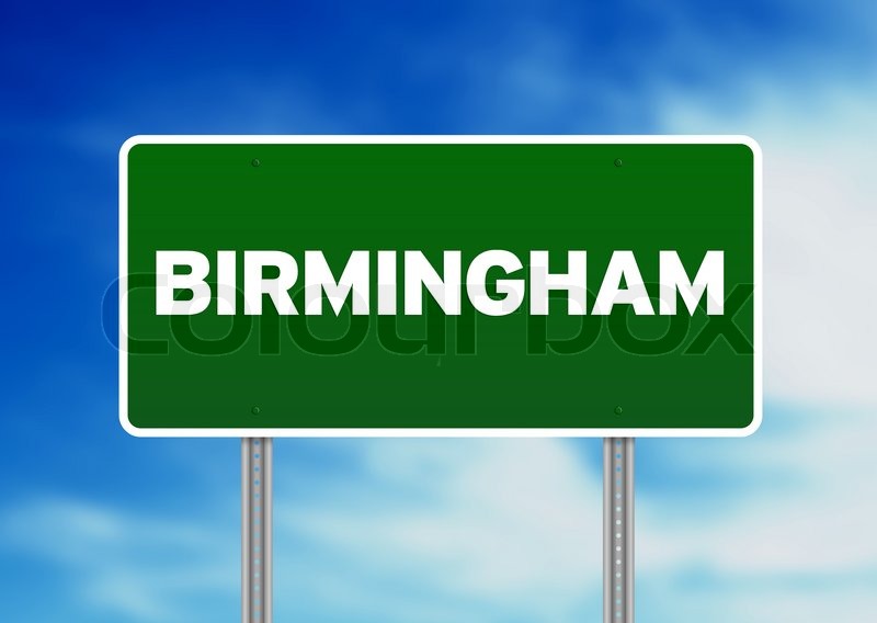 Green Road Sign -Birmingham, England | Stock image | Colourbox