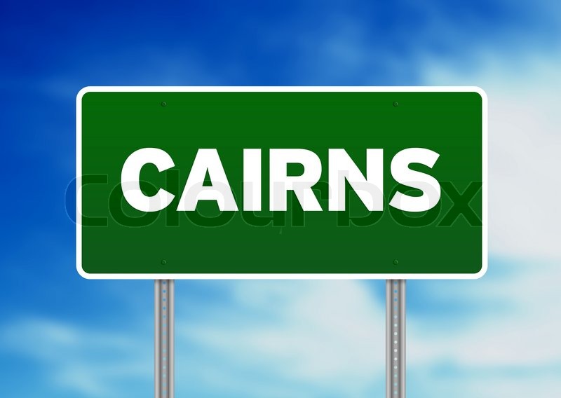 Green Road Sign -Cairns, Australia | Stock image | Colourbox