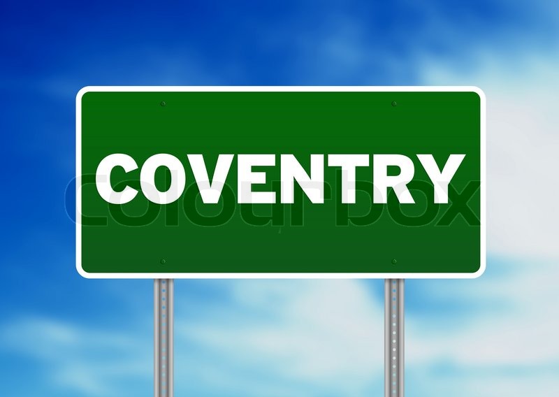 Green Road Sign -Coventry, England | Stock image | Colourbox