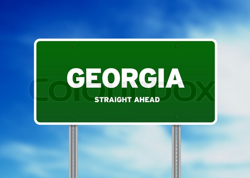 Georgia Highway Sign | Stock image | Colourbox