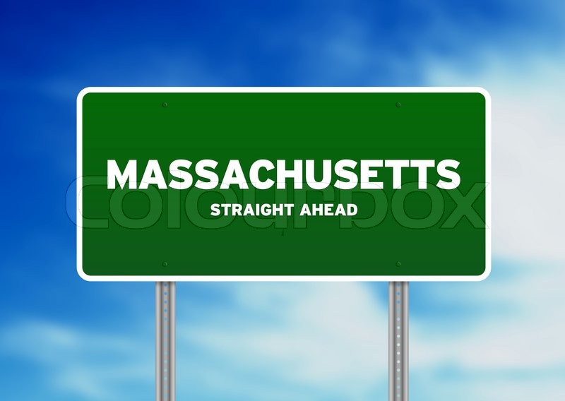 Massachusetts Highway Sign | Stock image | Colourbox