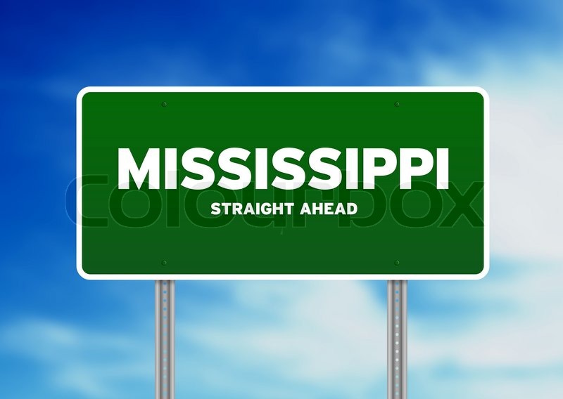 Mississippi Highway Sign | Stock image | Colourbox