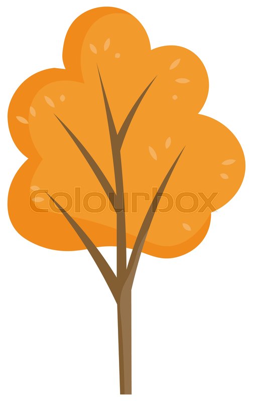 Yellow Tree Clip Art