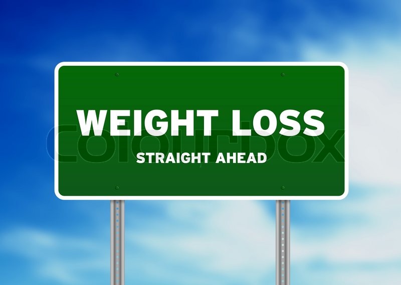 Weight Loss Highway Sign | Stock image | Colourbox