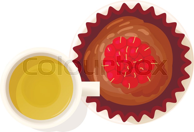 Cupcake Top View Vector