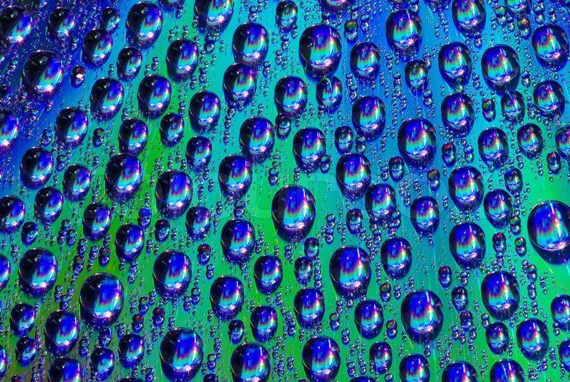 Colorful drops | Stock image | Colourbox