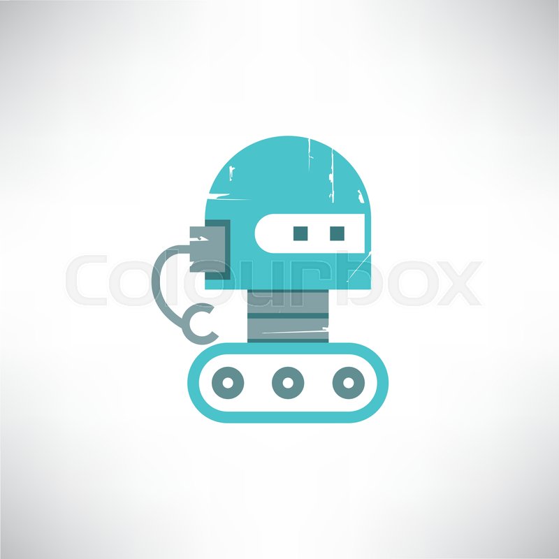 Retro Robot Icon