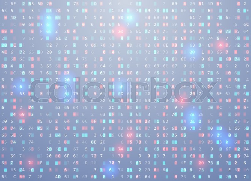 Vector Hex Code Background With Stock Vector Colourbox 