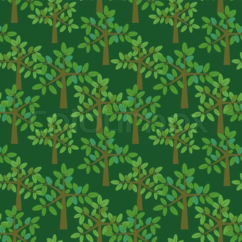 Seamless park pattern | Stock Vector | Colourbox