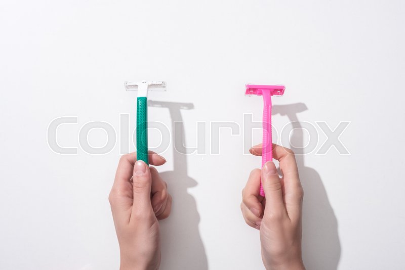 Cropped view of woman holding female ... | Stock image | Colourbox