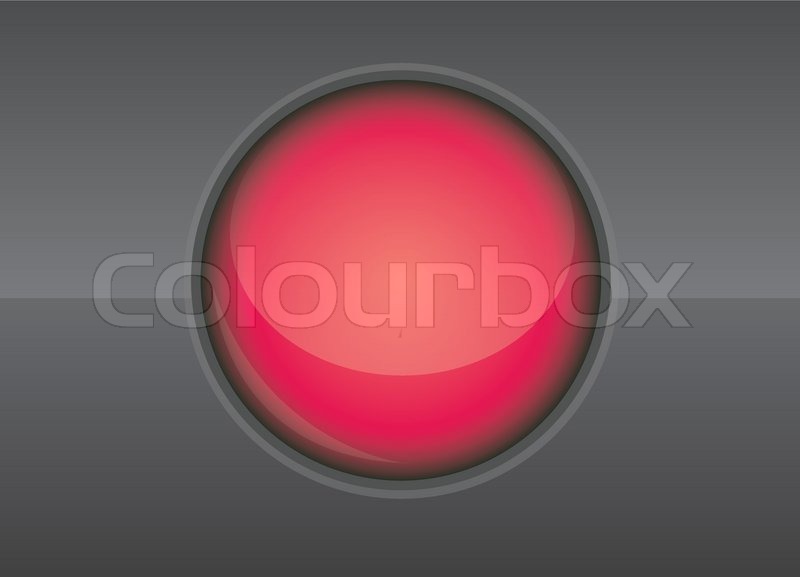 Illustration of a glossy button on ... | Stock vector | Colourbox