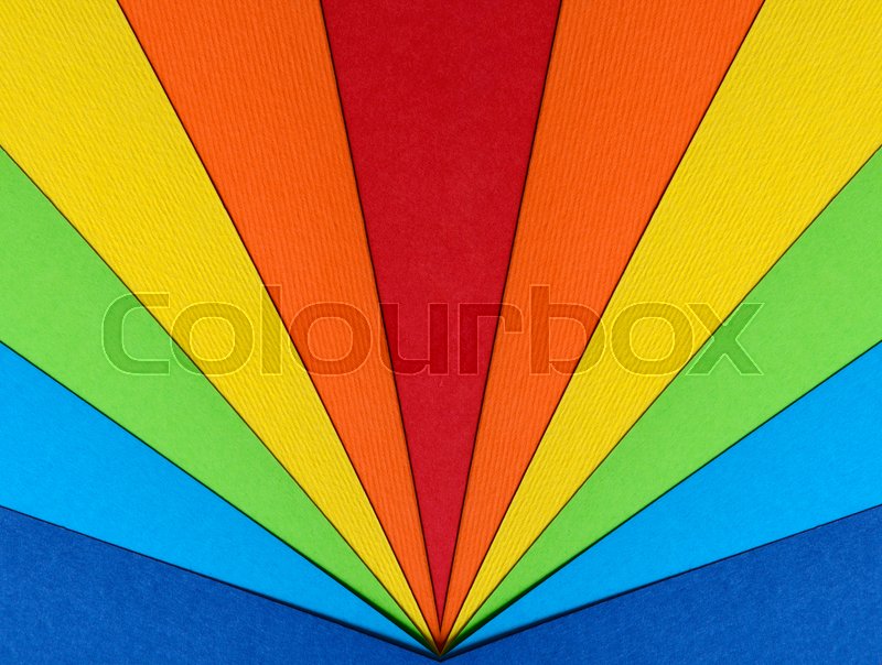 Abstraction from multi-colored stripes ... | Stock image | Colourbox
