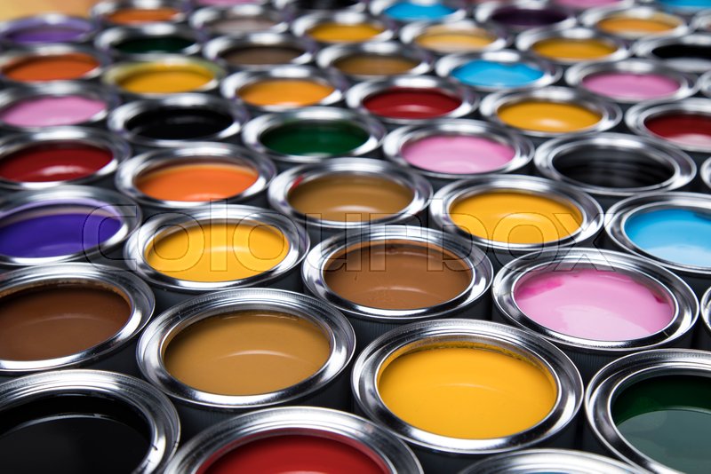Reativity concept group of tin metal ... | Stock image | Colourbox