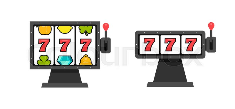 Set of 777 Slot Machine. Casino vegas ... | Stock vector | Colourbox